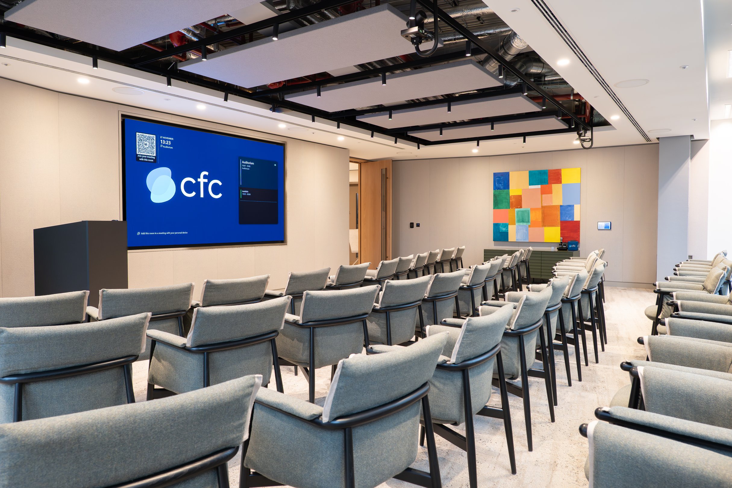 CFC Smart Workplace Case Study | AV-Led HQ by Kinly